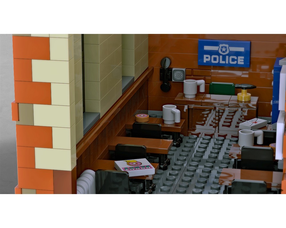LEGO MOC Modular Police Station by MasterBuilderKTC | Rebrickable ...