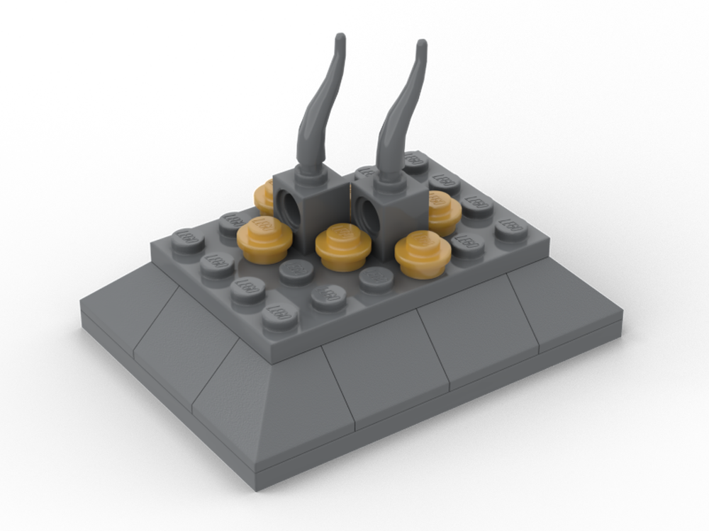 Lego Moc Bull Statue By Firemodels Rebrickable Build With Lego