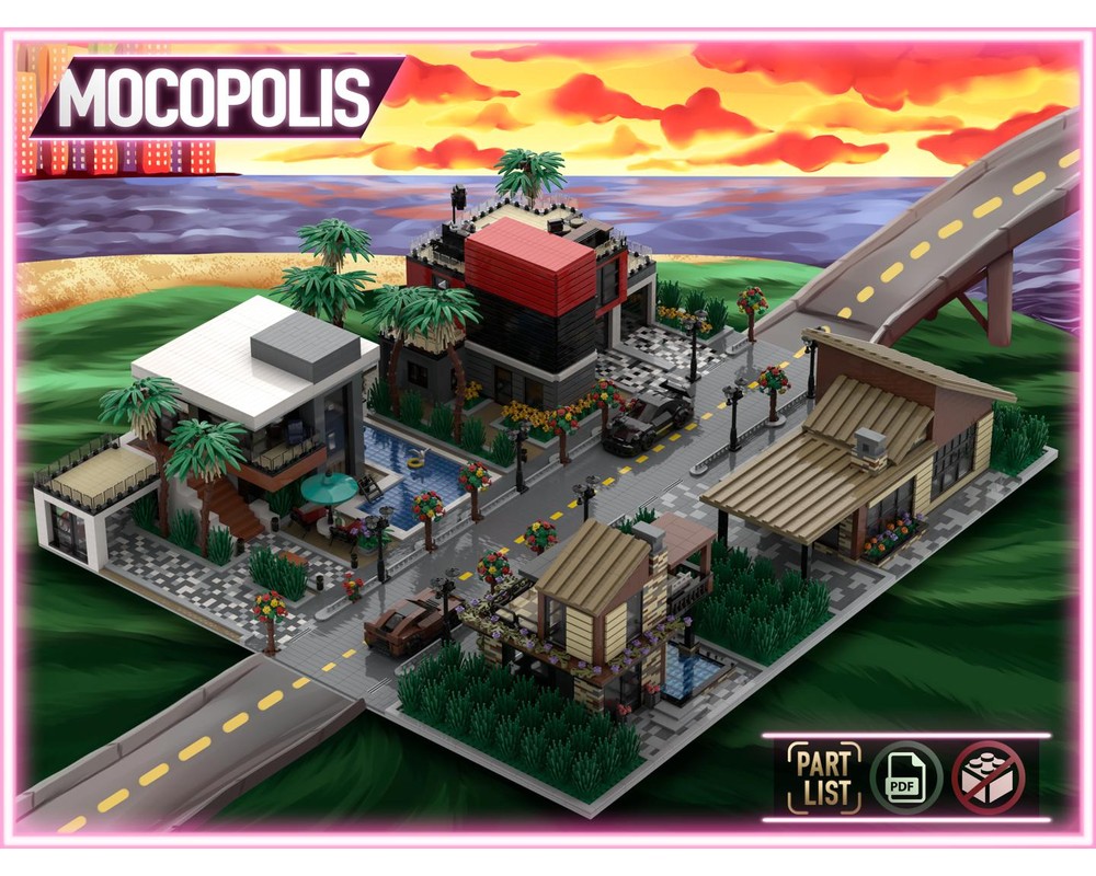 LEGO MOC Modern Custom Houses Bundle (High Tech) by MOCOPOLIS ...