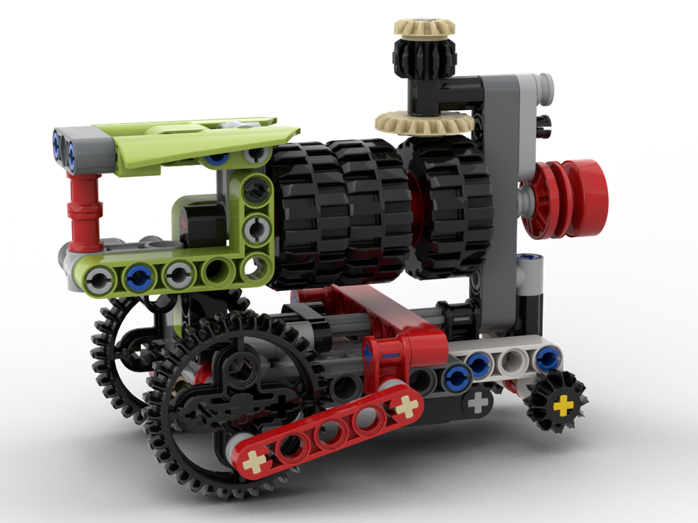 LEGO MOC 42102 - Steam Locomotive by 2in1 | Rebrickable - Build with LEGO