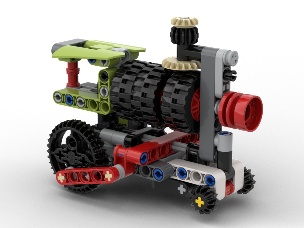 LEGO MOC 42102 - Steam Locomotive by 2in1 | Rebrickable - Build with LEGO