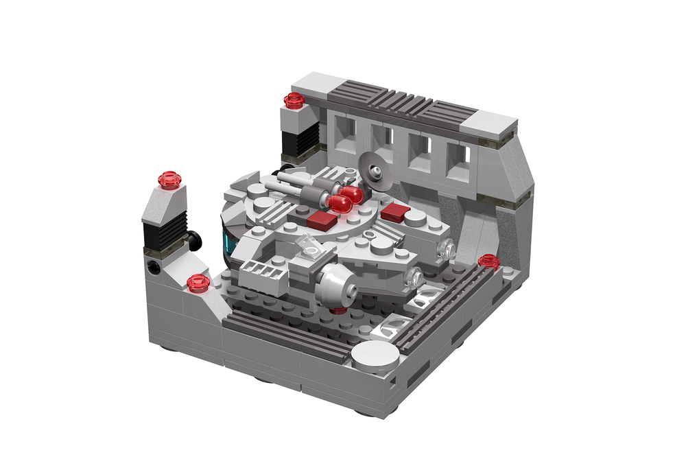 LEGO MOC Docking Bay for Mini Millennium Falcon by timeremembered ...