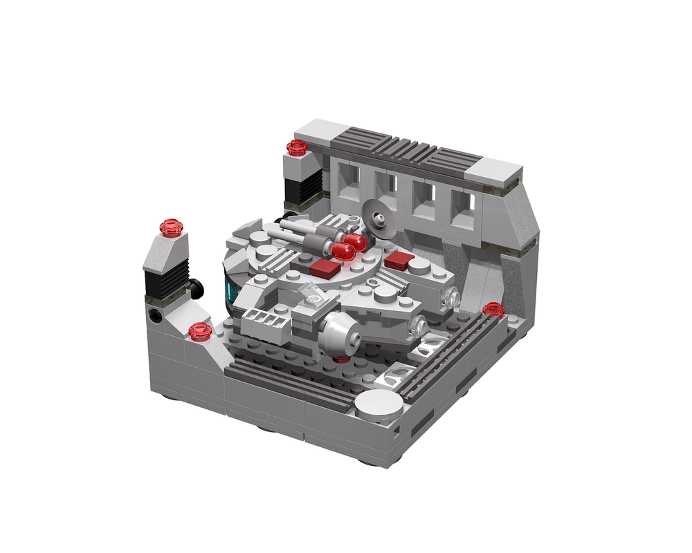 LEGO MOC Docking Bay for Mini Millennium Falcon by timeremembered ...