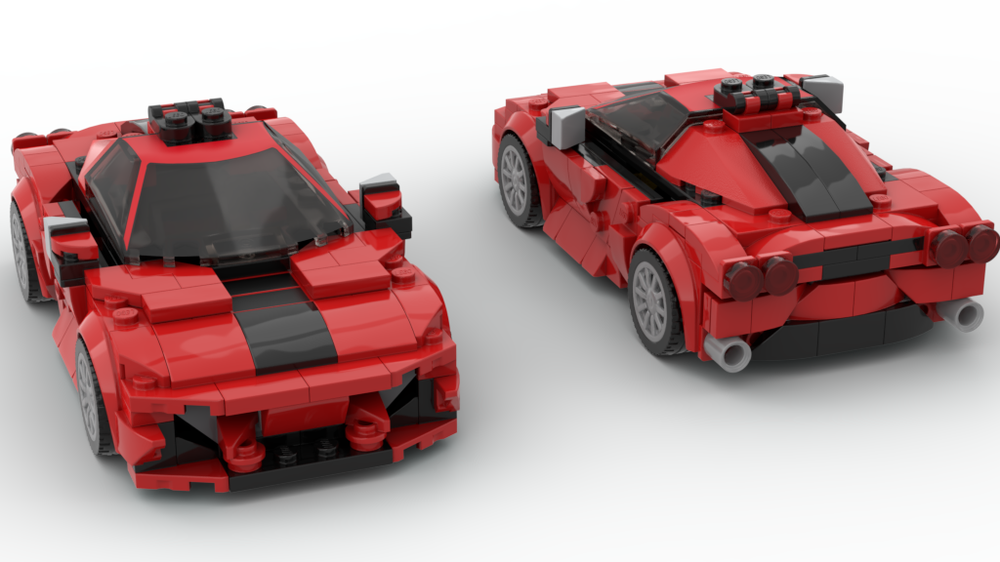 LEGO MOC 76895 Ferrari F430 by Dujk | Rebrickable - Build with LEGO