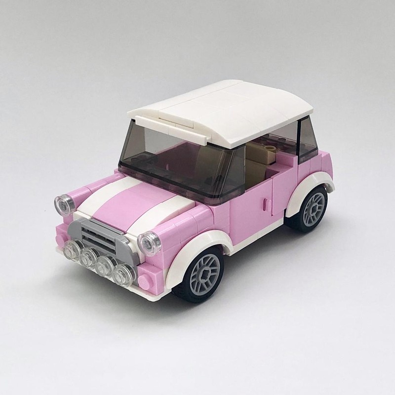 LEGO MOC Pink Mini Mini Cooper by darkhorse00 | Rebrickable - Build ...