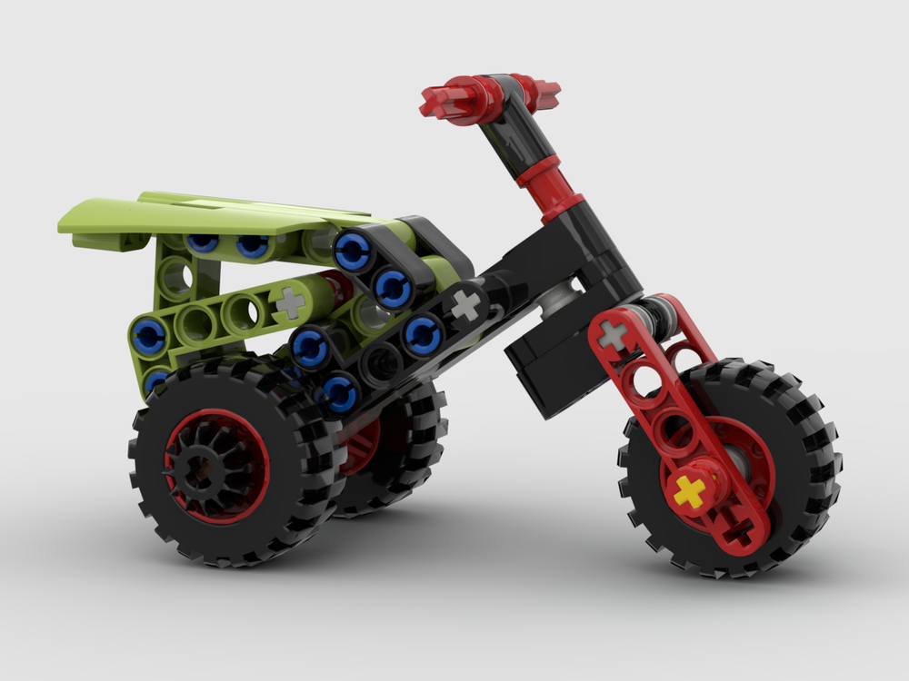 LEGO MOC Tricycle, с-model 42102 by deltamc | Rebrickable - Build with LEGO