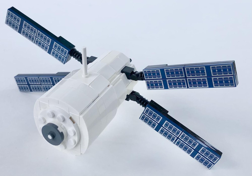 Lego Moc Atv Automated Transfer Vehicle Iss Saturn V 1110 Scale By