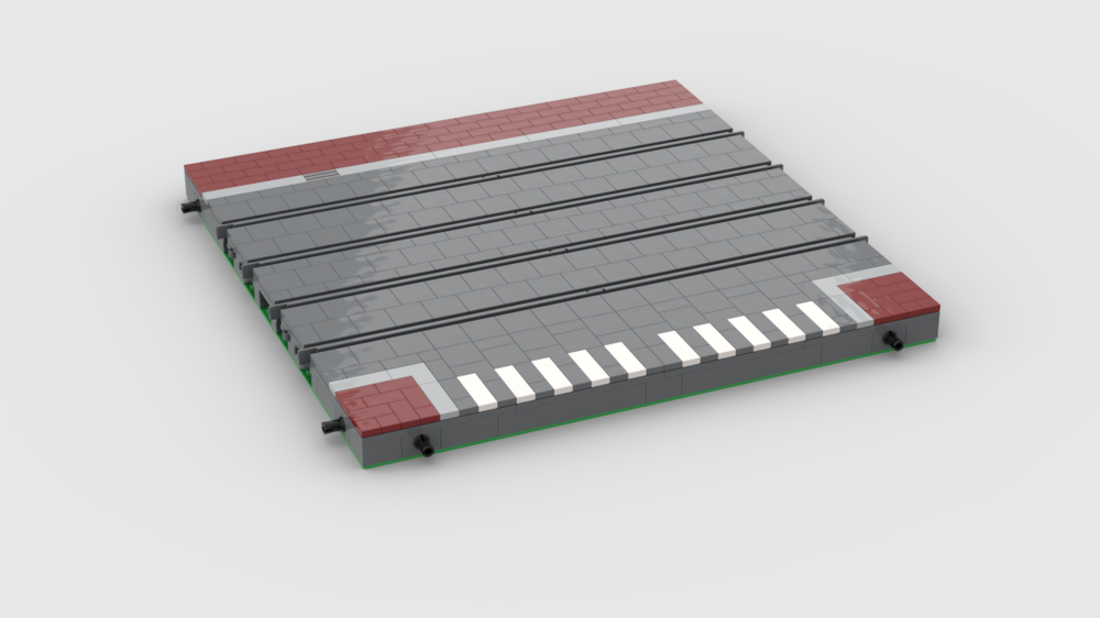 LEGO MOC-61172 Modular street crossing by trush02 | Rebrickable - Build ...