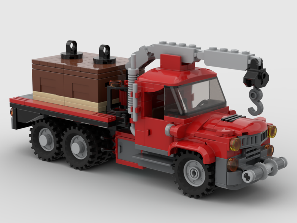 LEGO MOC Vintage Flatbed by HaulingBricks | Rebrickable - Build with LEGO