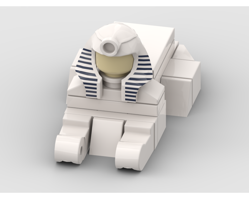 LEGO MOC Microscale Sphinx by megadude | Rebrickable - Build with LEGO
