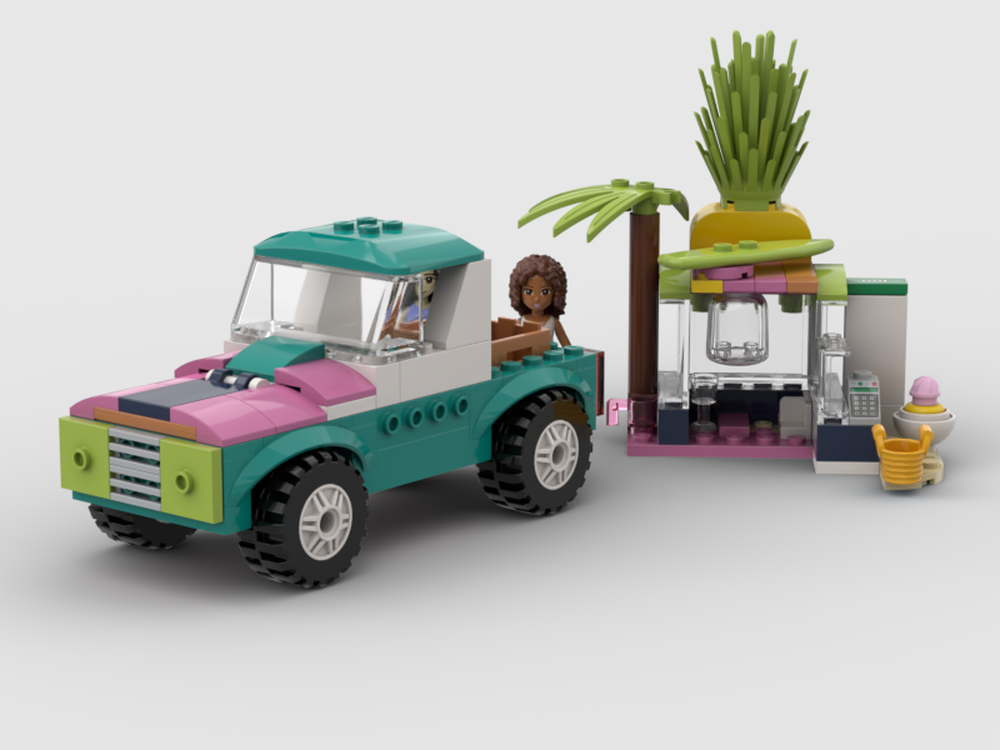 LEGO MOC 41397 Car and Surf Shack by Jef | Rebrickable - Build with LEGO