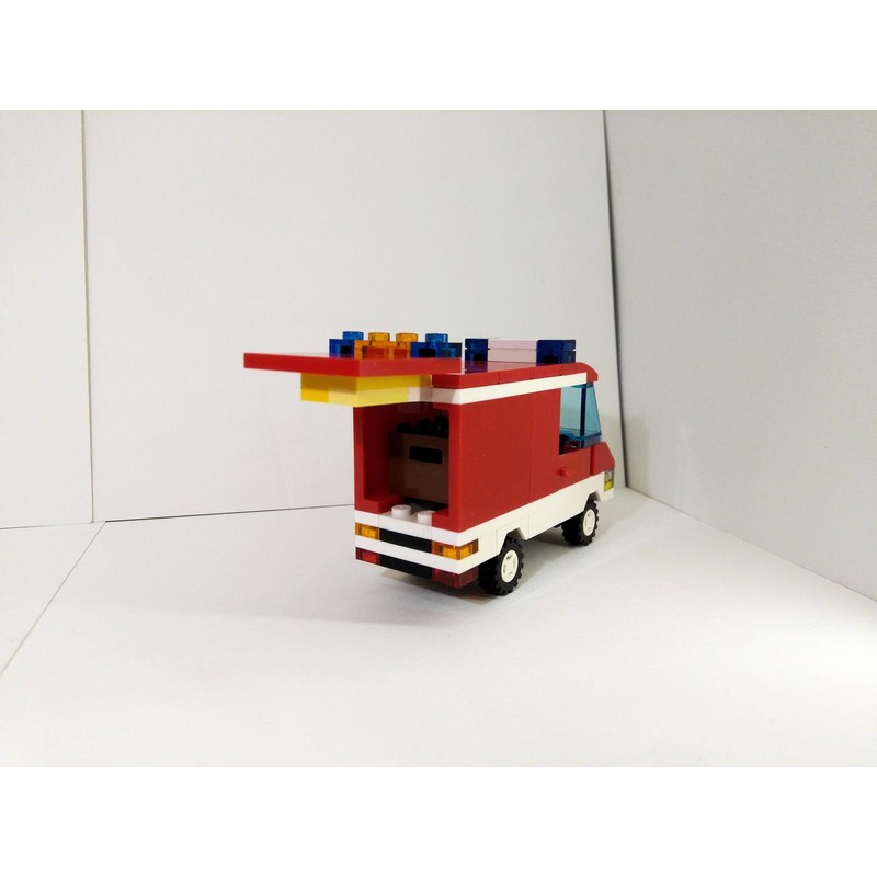 LEGO MOC Fire Utility Vehicle by SimComNet | Rebrickable - Build with LEGO