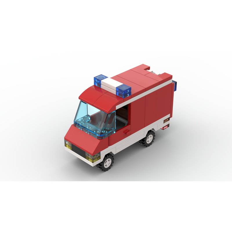 LEGO MOC Fire Utility Vehicle by SimComNet | Rebrickable - Build with LEGO
