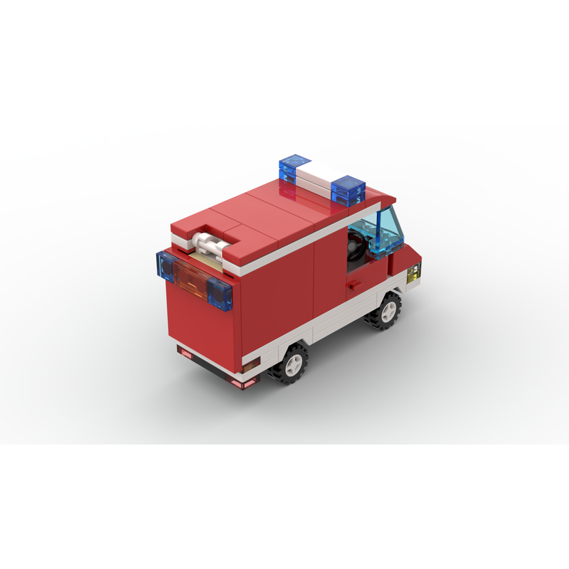 LEGO MOC Fire Utility Vehicle by SimComNet | Rebrickable - Build with LEGO