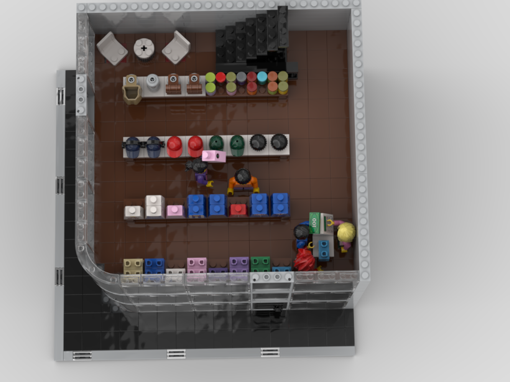LEGO MOC Shopping center by moc.tigger | Rebrickable - Build with LEGO
