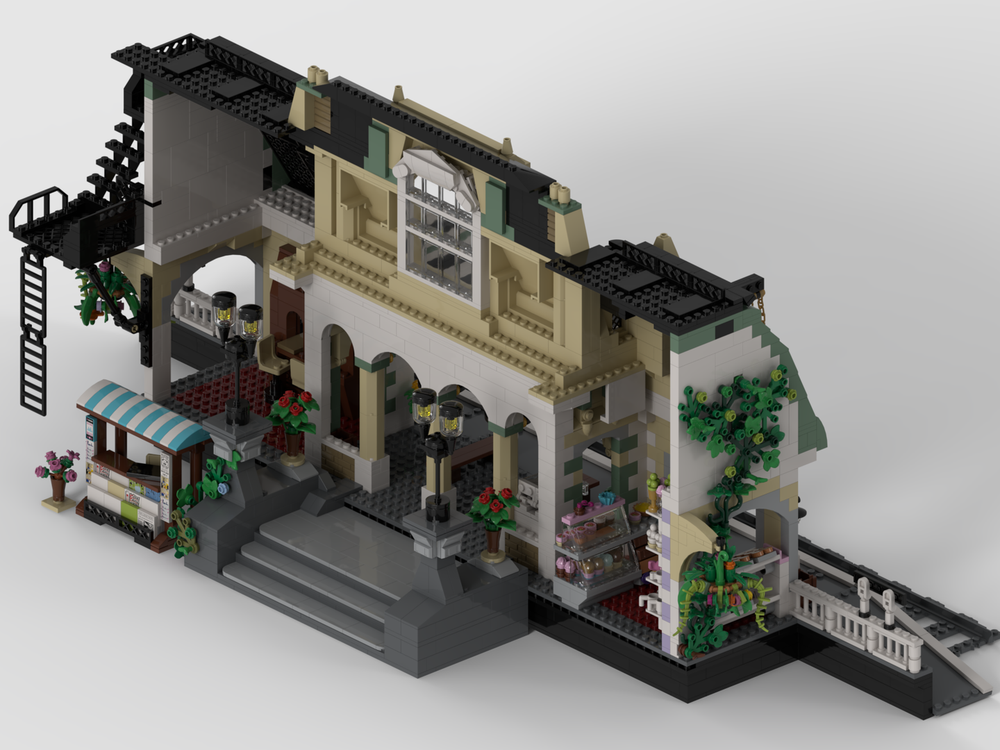 LEGO MOC Brickston Station by tomclarke | Rebrickable - Build with LEGO