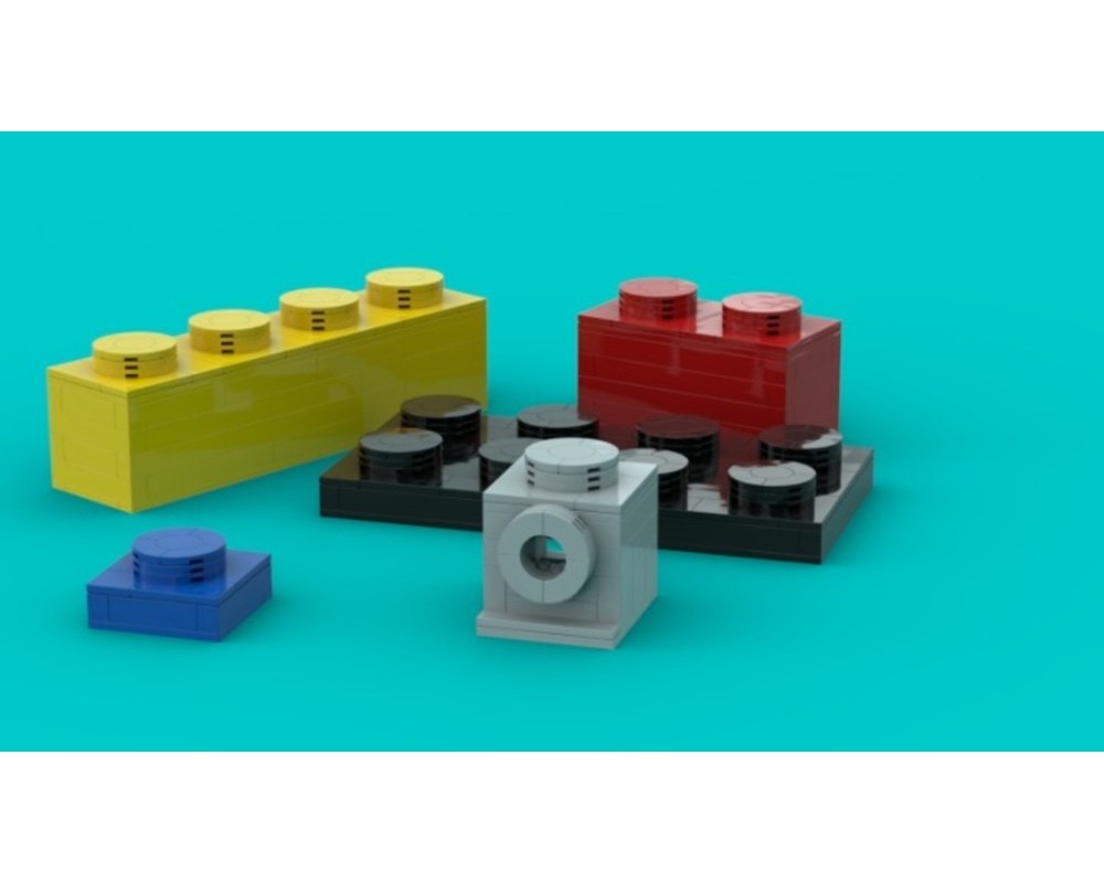 LEGO MOC Upscaled bricks that work by battleshipbricks | Rebrickable ...
