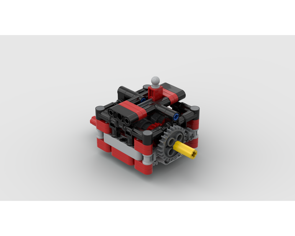 Lego Moc 4 Speed Manual Gearbox By Whathetech Rebrickable Build