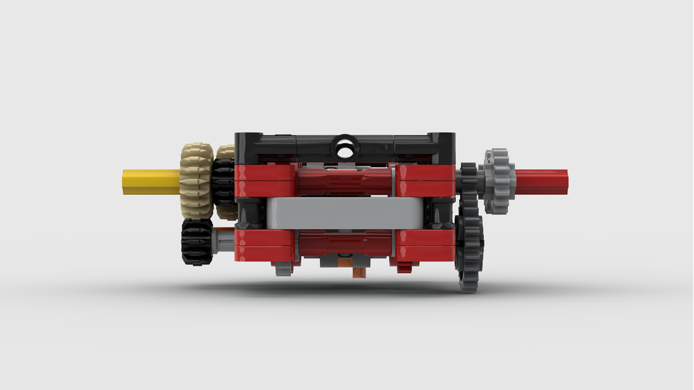 LEGO MOC 4-speed manual gearbox by Whathetech | Rebrickable - Build ...