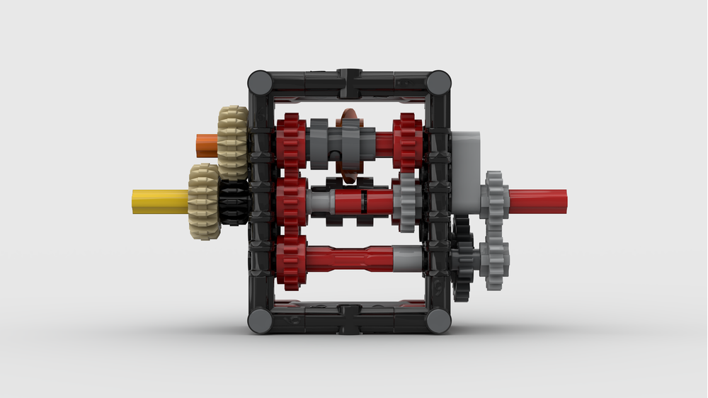 LEGO MOC 4-speed manual gearbox by Whathetech | Rebrickable - Build ...