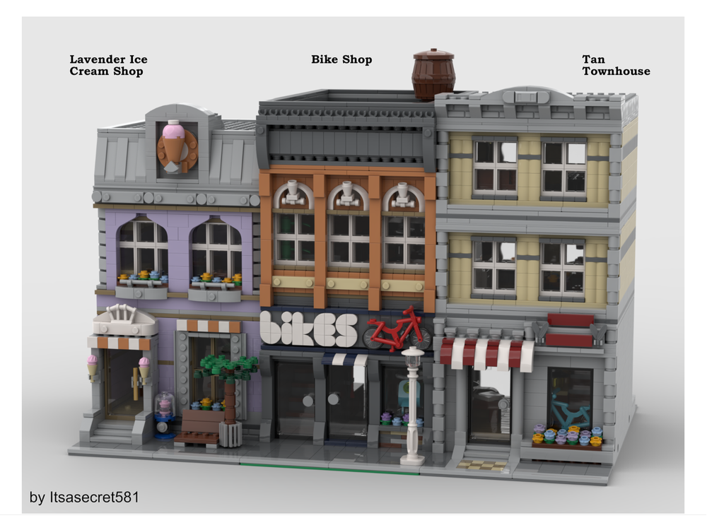 LEGO MOC Bike Shop by Turtle Time Bricks | Rebrickable - Build with LEGO