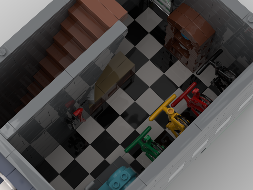 LEGO MOC Bike Shop by Turtle Time Bricks | Rebrickable - Build with LEGO