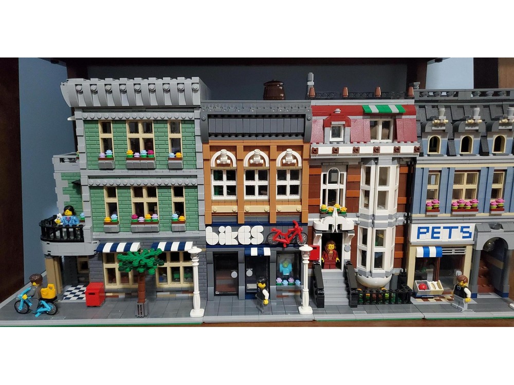LEGO MOC Bike Shop by Turtle Time Bricks | Rebrickable - Build with LEGO