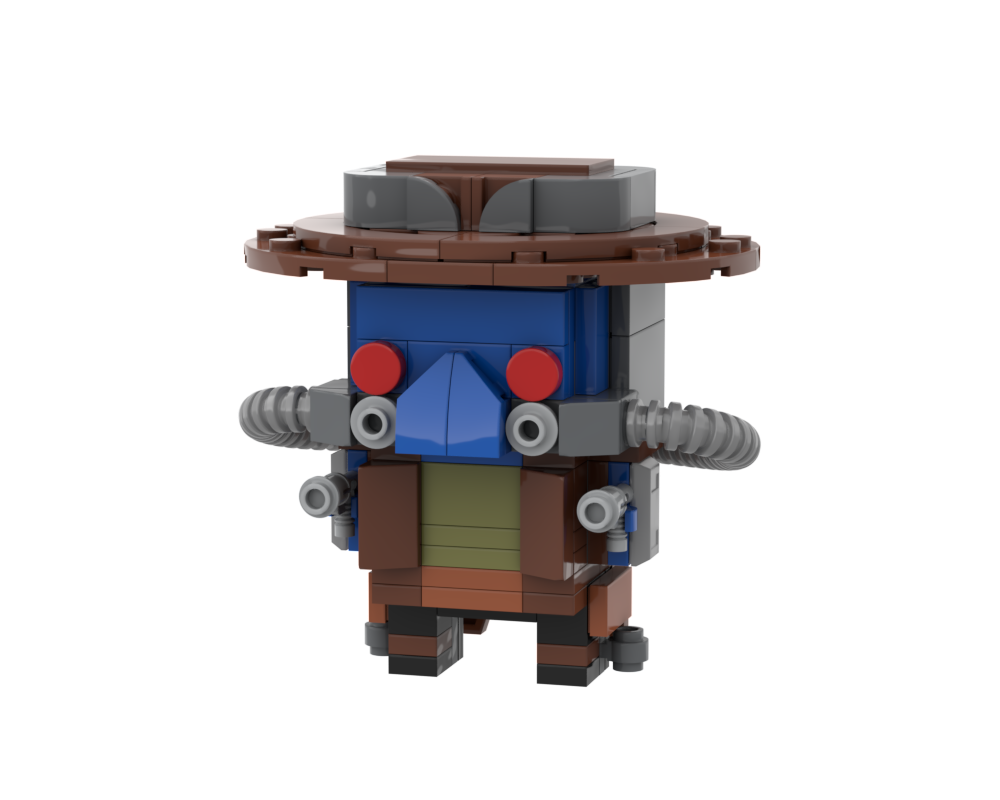 LEGO MOC Cad Bane Brickheadz by FMbricks | Rebrickable - Build with LEGO