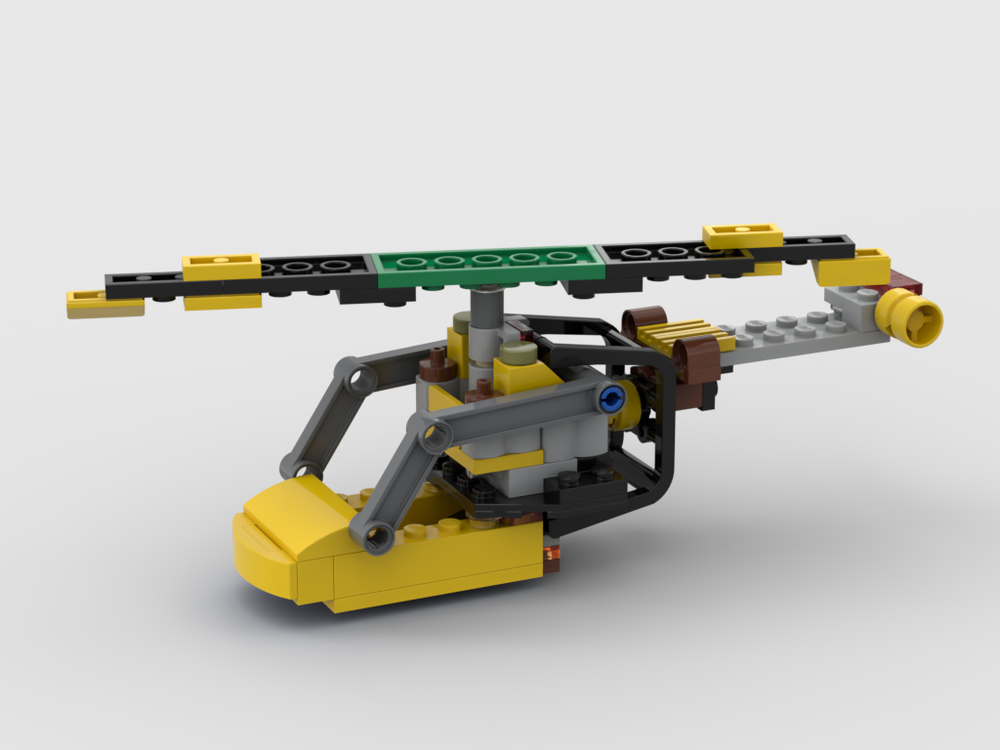 LEGO MOC 60219 - Helicopter by KlintIsztvud | Rebrickable - Build with LEGO