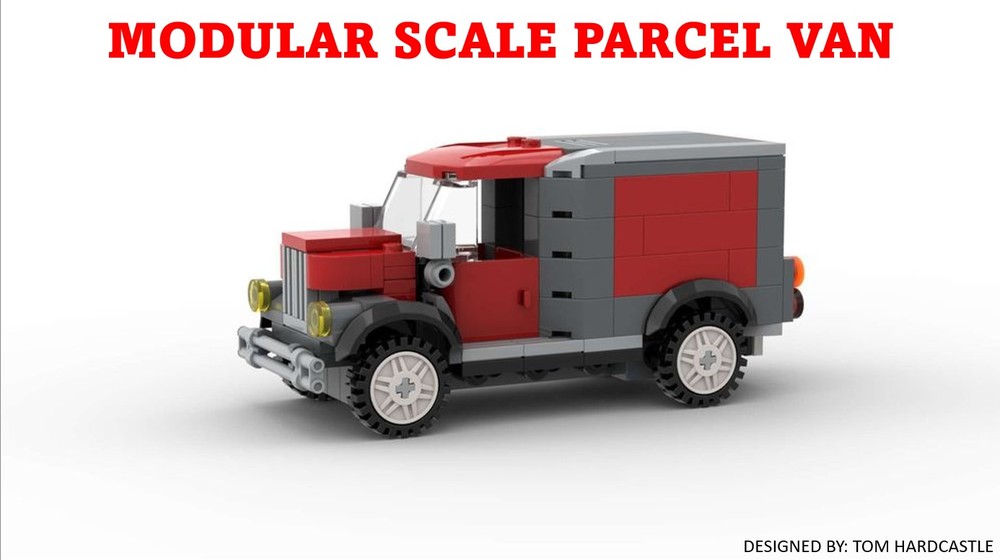 LEGO MOC-61471 Parcel Van by Brickwater Bay | Rebrickable - Build with LEGO