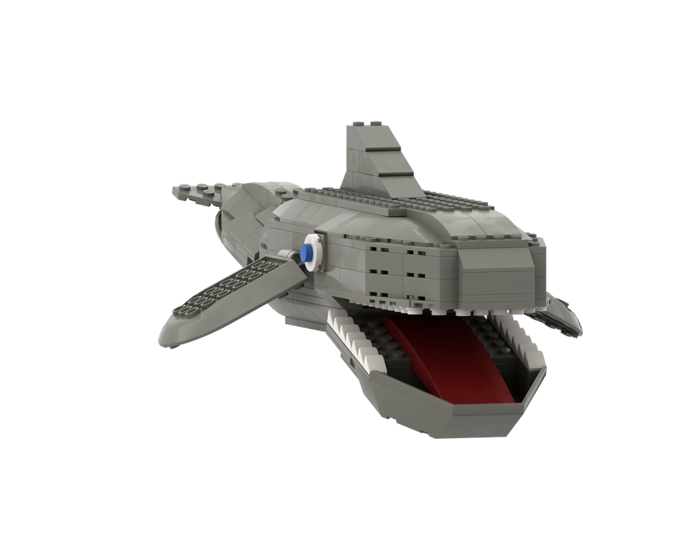 LEGO MOC Whale by MyKidisanAlien | Rebrickable - Build with LEGO