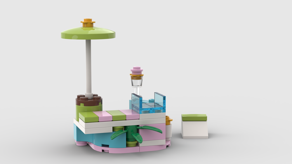LEGO MOC 3931 Emma's Smoothie Stand by PogDog | Rebrickable - Build ...
