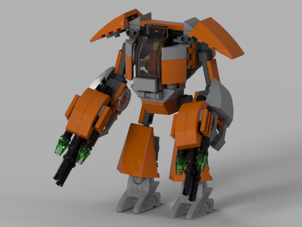 Lego Moc Mini Mech Ranged By Bbryulvl3 Rebrickable Build With Lego