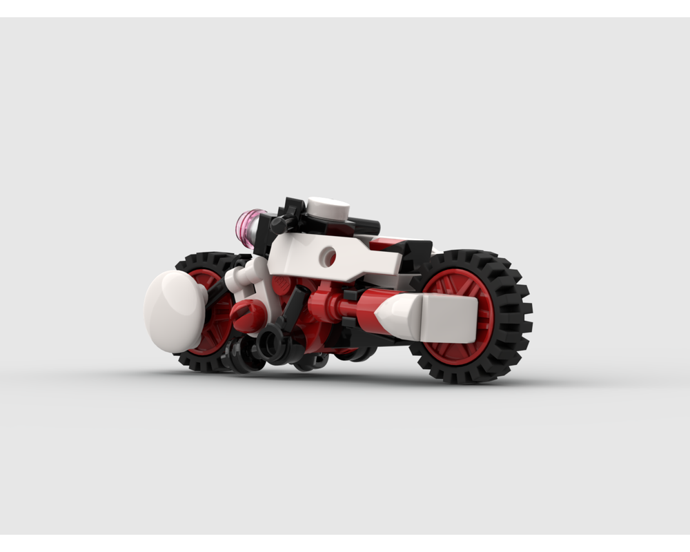 LEGO MOC Red Thunder Motorcycle by Superesc | Rebrickable - Build with LEGO