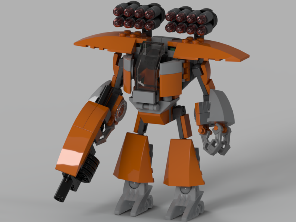 LEGO MOC Mini Mech Heavy by BBRyuLvl3 | Rebrickable - Build with LEGO