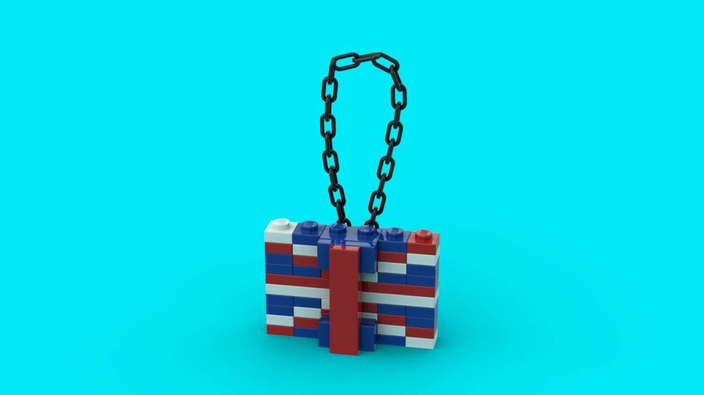 Lego Moc Uk Flag By Cpegtony Rebrickable Build With Lego