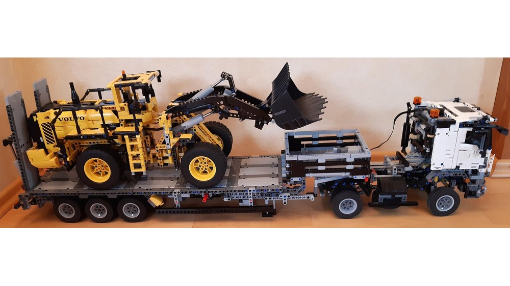 LEGO MOC Tieflader (low loader) by Domi333555 | Rebrickable - Build ...