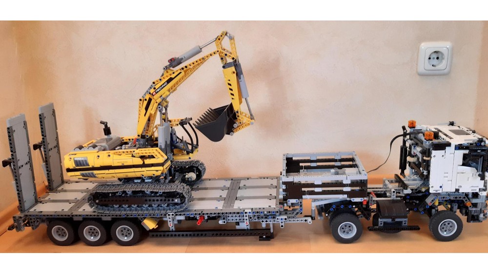 LEGO MOC Tieflader (low loader) by Domi333555 | Rebrickable - Build ...