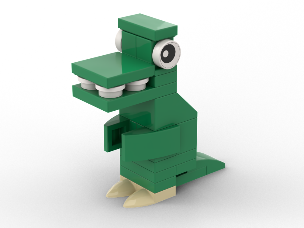Lego Moc Dino By 2in1 Rebrickable Build With Lego