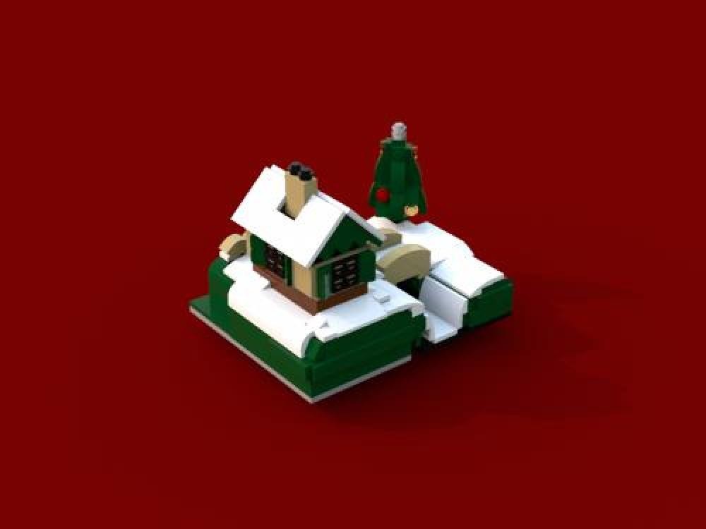 LEGO MOC-6161 Little christmas house (Seasonal 2016) | Rebrickable ...