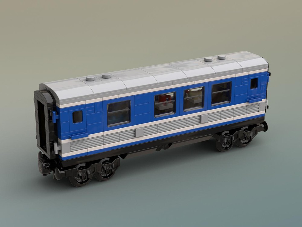 LEGO MOC-61632 Café Dining Car by jamisonwieser | Rebrickable - Build ...