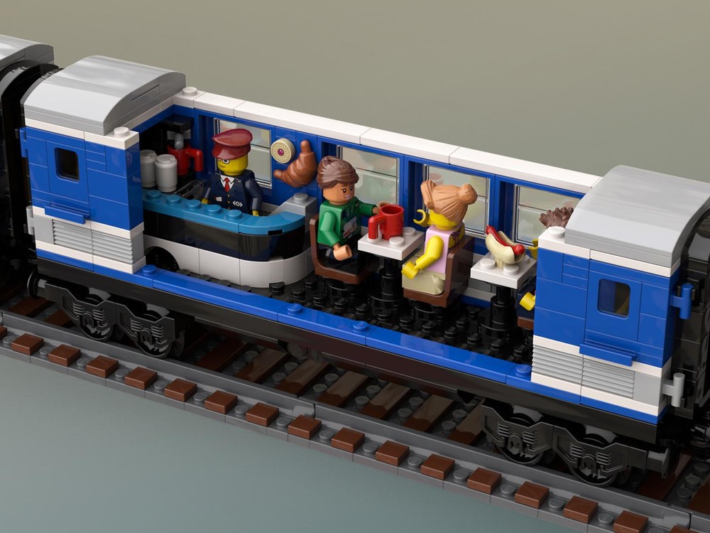LEGO MOC Café Dining Car by jamisonwieser | Rebrickable - Build with LEGO