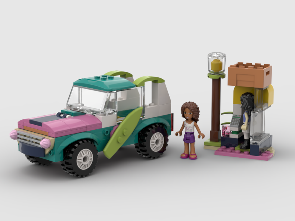 LEGO MOC 41397 Jeep and Telephone Box by Jef | Rebrickable - Build with ...