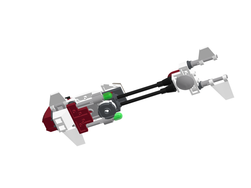 LEGO MOC-6165 StarWars Speed racer from microfighter by spicajames ...
