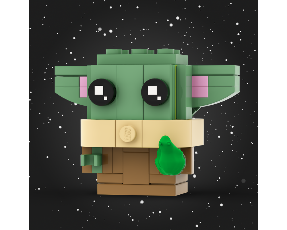 LEGO MOC Grogu / The Child / Baby Yoda BrickHeadz by Stormythos ...