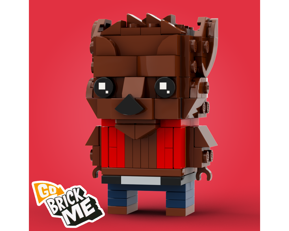 LEGO MOC Werewolf BrickHeadz by Stormythos | Rebrickable - Build with LEGO
