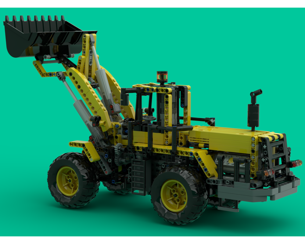 LEGO MOC LEGO Technic 8265 Front Loader 2.0 Fully Motorized Powered Up ...