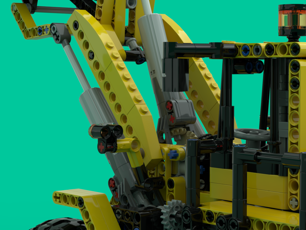 LEGO MOC LEGO Technic 8265 Front Loader 2.0 Fully Motorized Powered Up ...