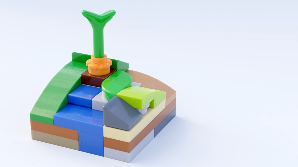 LEGO MOC Spring Fall by SafePit | Rebrickable - Build with LEGO