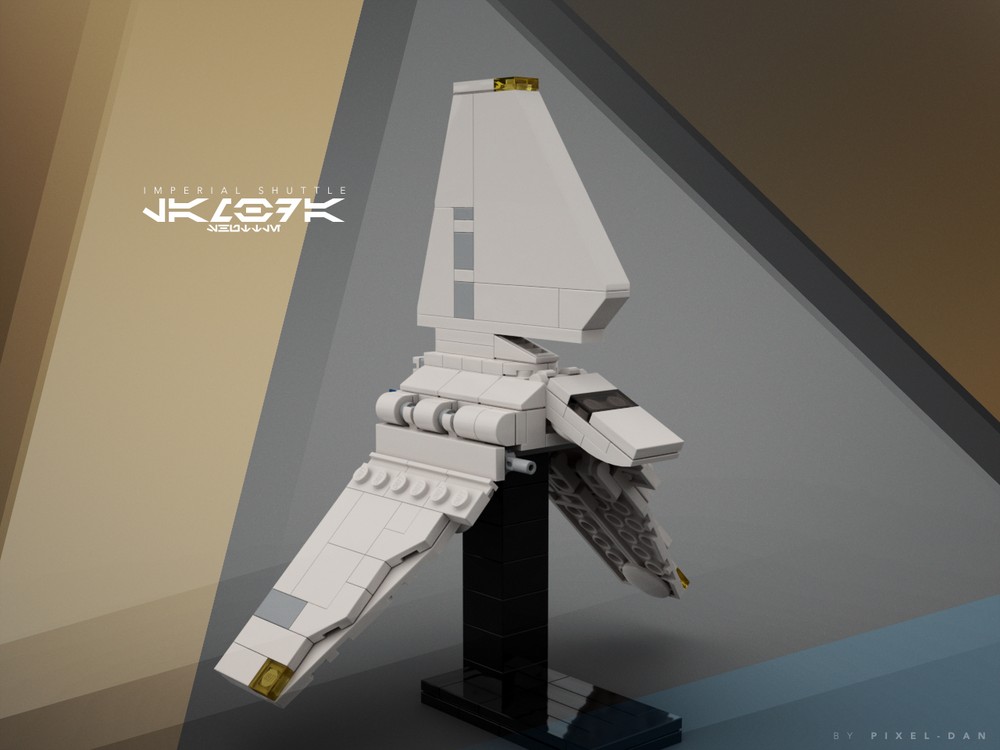 LEGO MOC Lambda Class T-4a Imperial Shuttle UCS Mini Scale 1:250 by ...